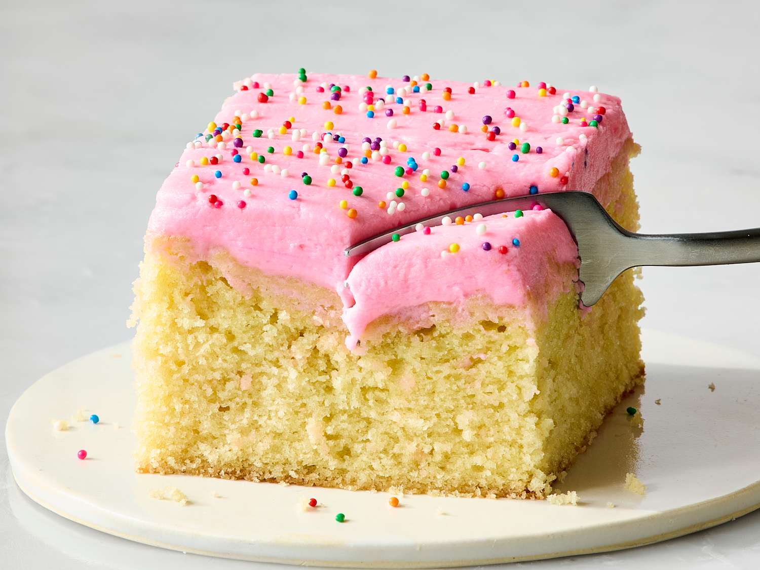 pink slice cake
