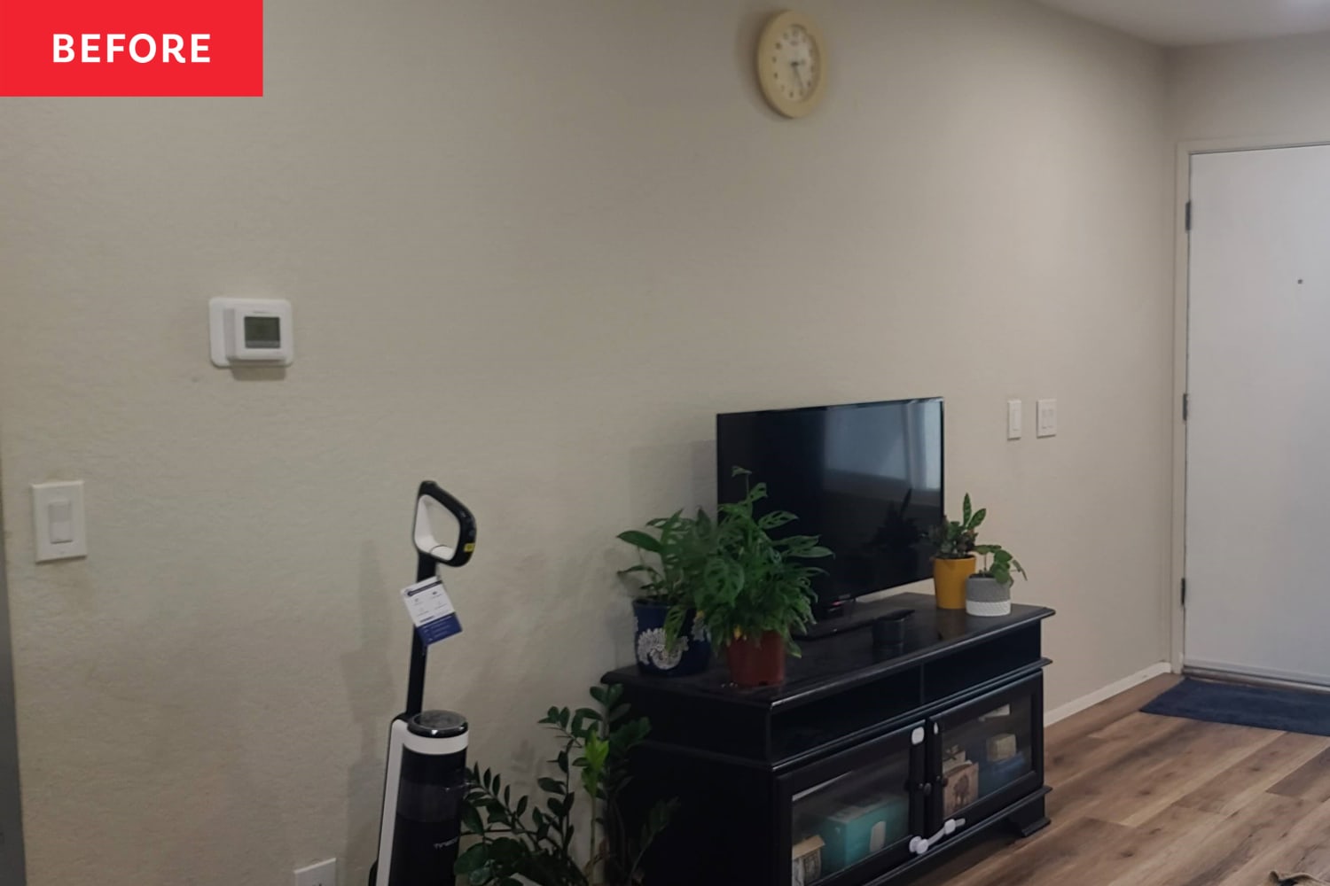 Before and After: This Dramatic $1,500 TV Wall Transformation Is Pure ...