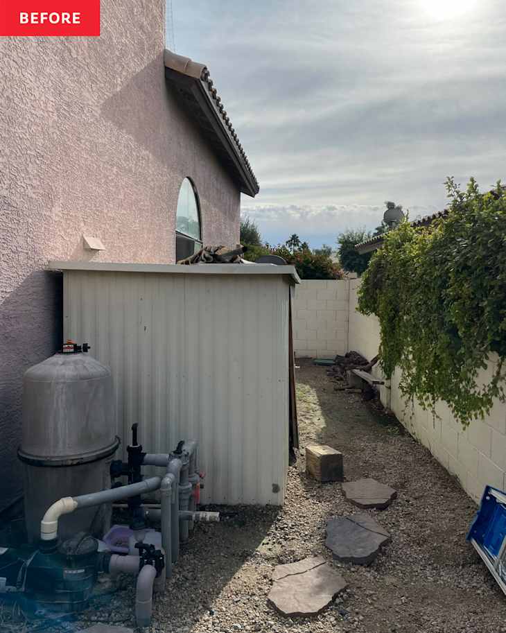 A Narrow Side Yard Becomes a Desert Oasis | Apartment Therapy