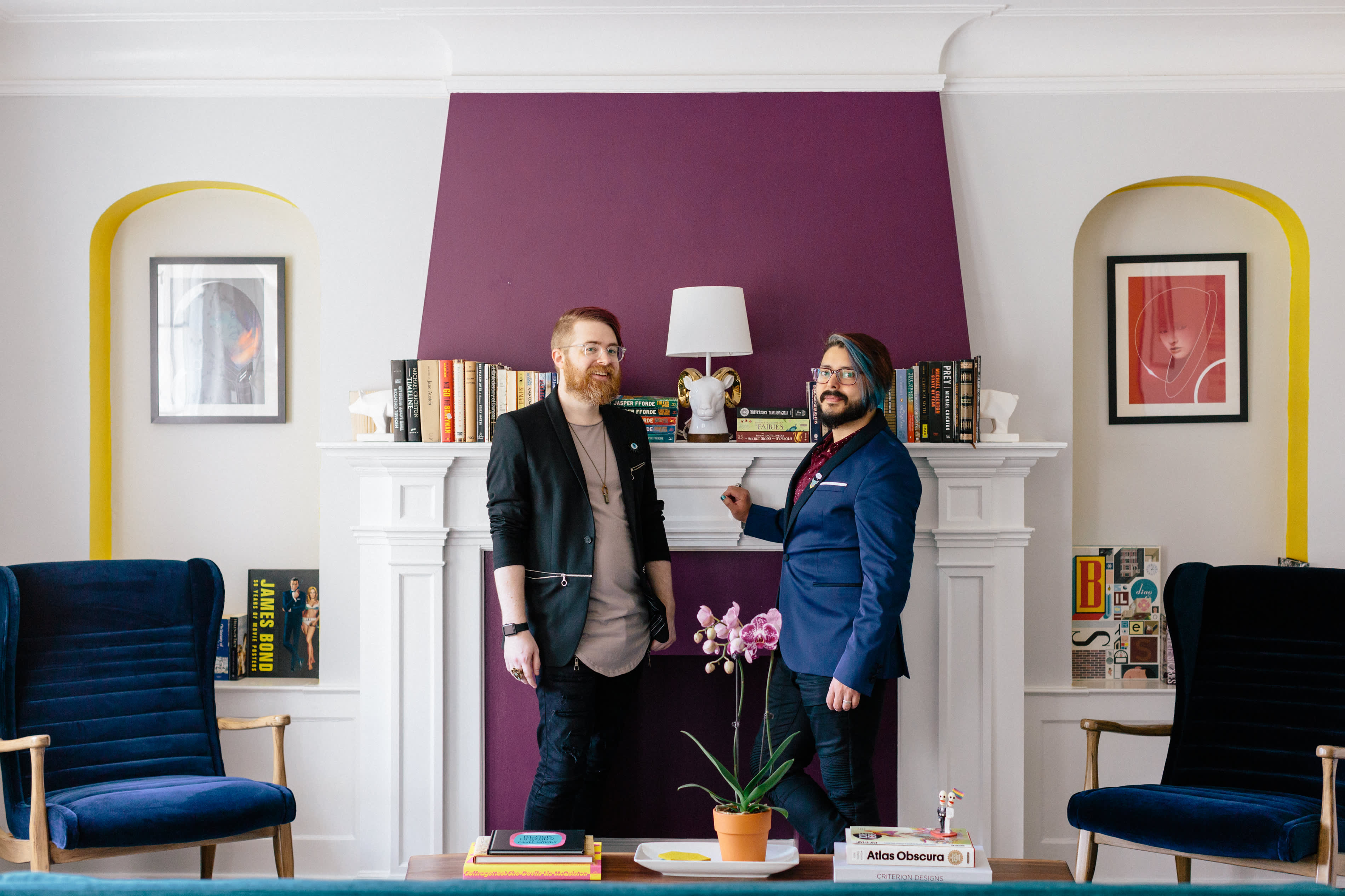 Tour a "Colorful Modern Nerd Chic" Chicago Home | Apartment Therapy