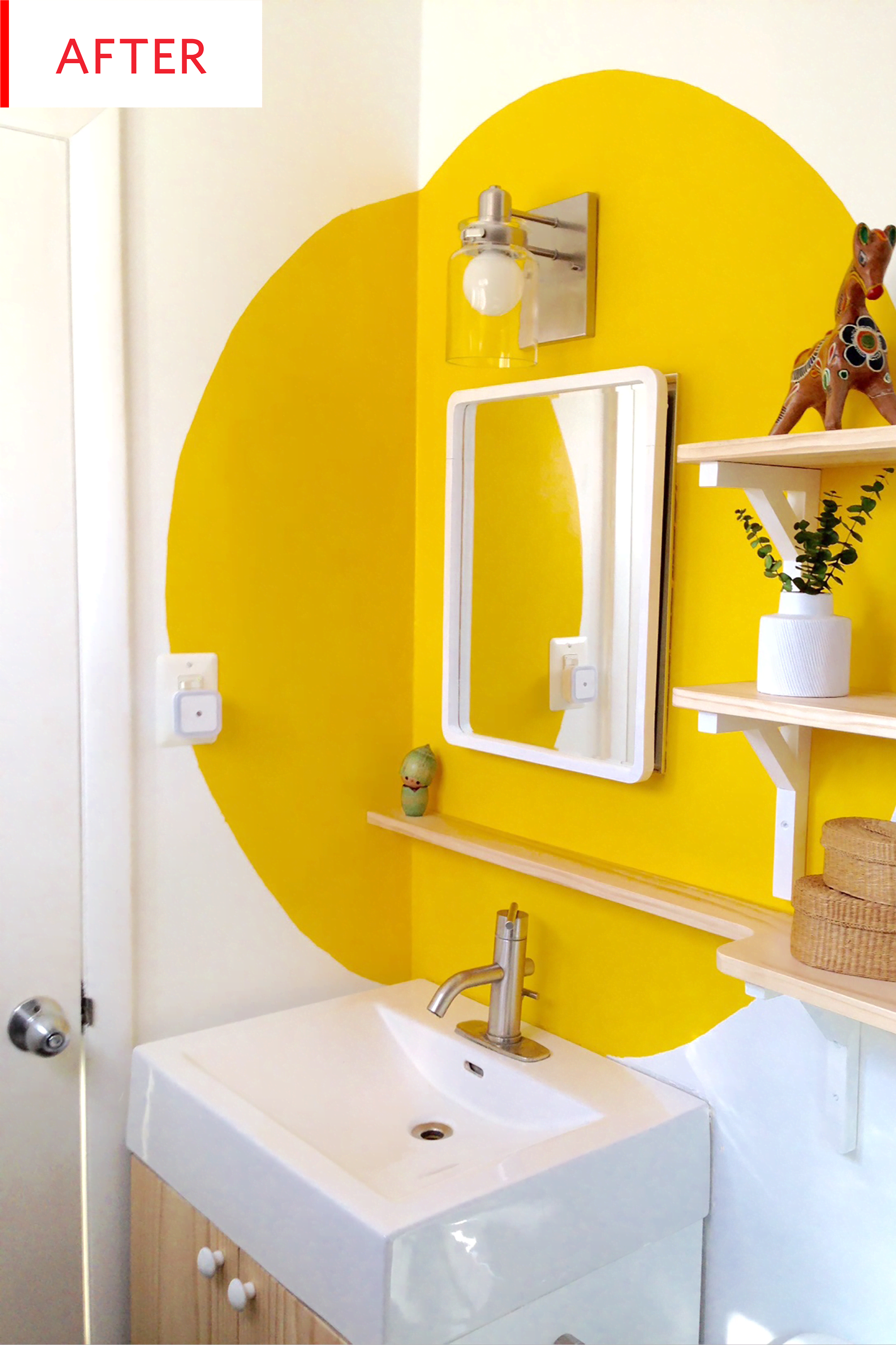 Yellow bathroom paint store