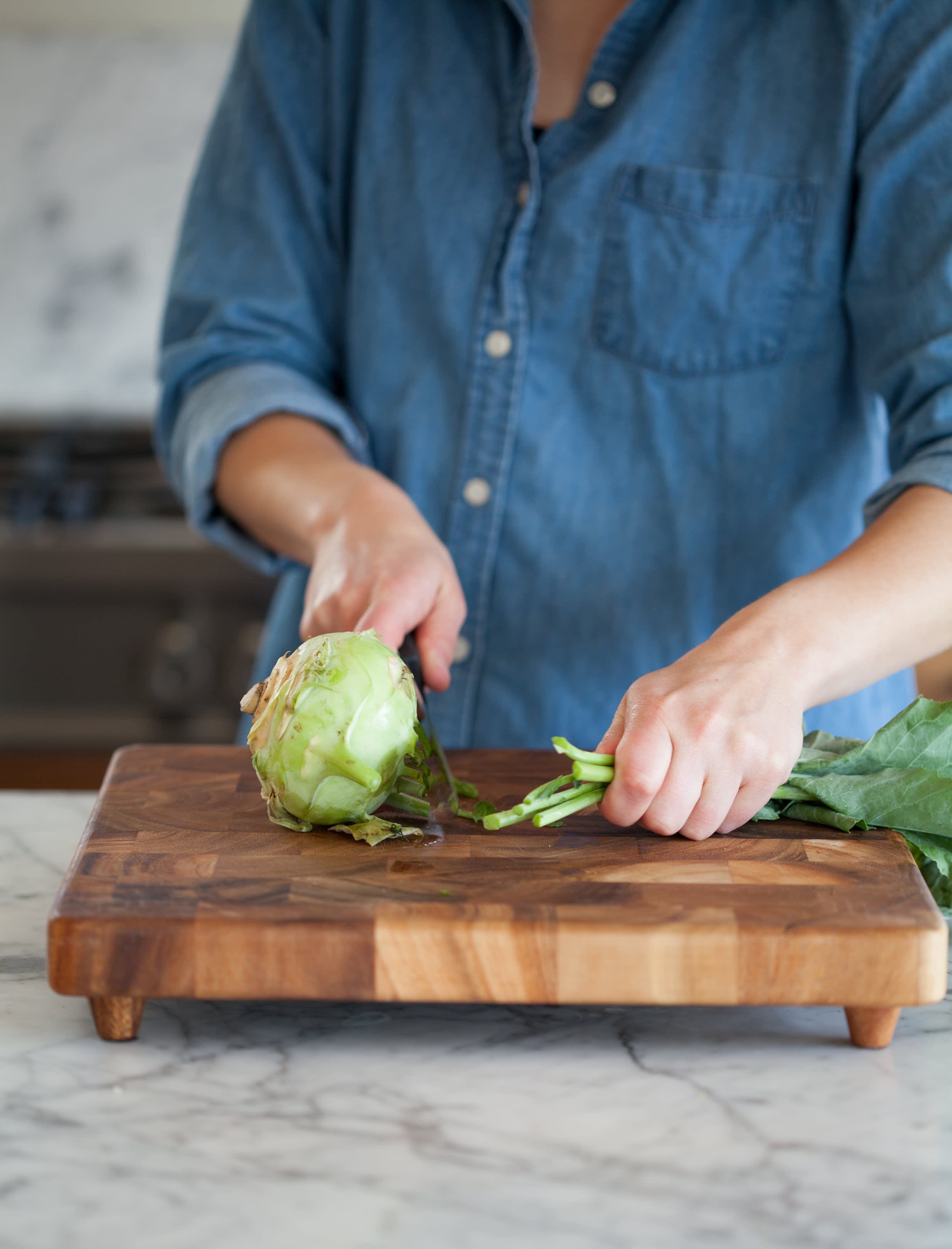 How To Cut Up Kohlrabi | The Kitchn