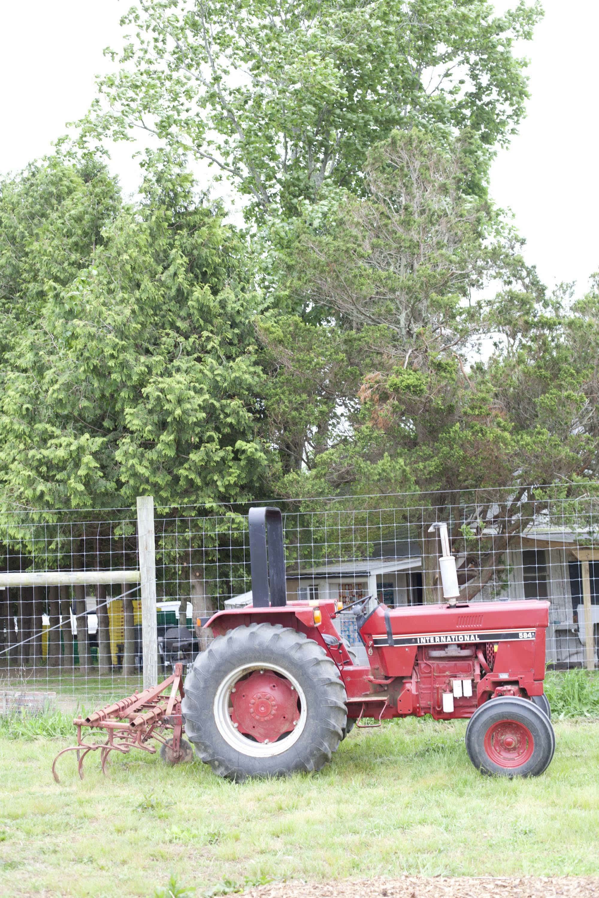 International Tractor In Field