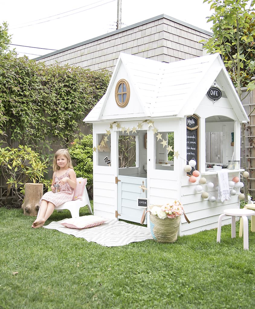 A Costco Playhouse Gets a Charming Scandi Makeover Cubby