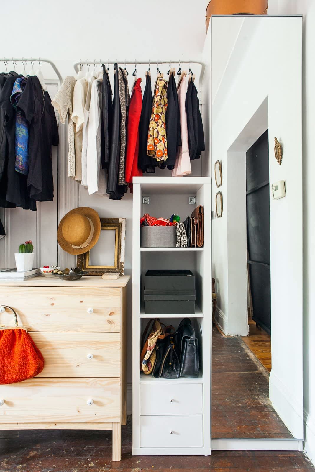 How to Make Room for Clothes Without Closet | Apartment Therapy
