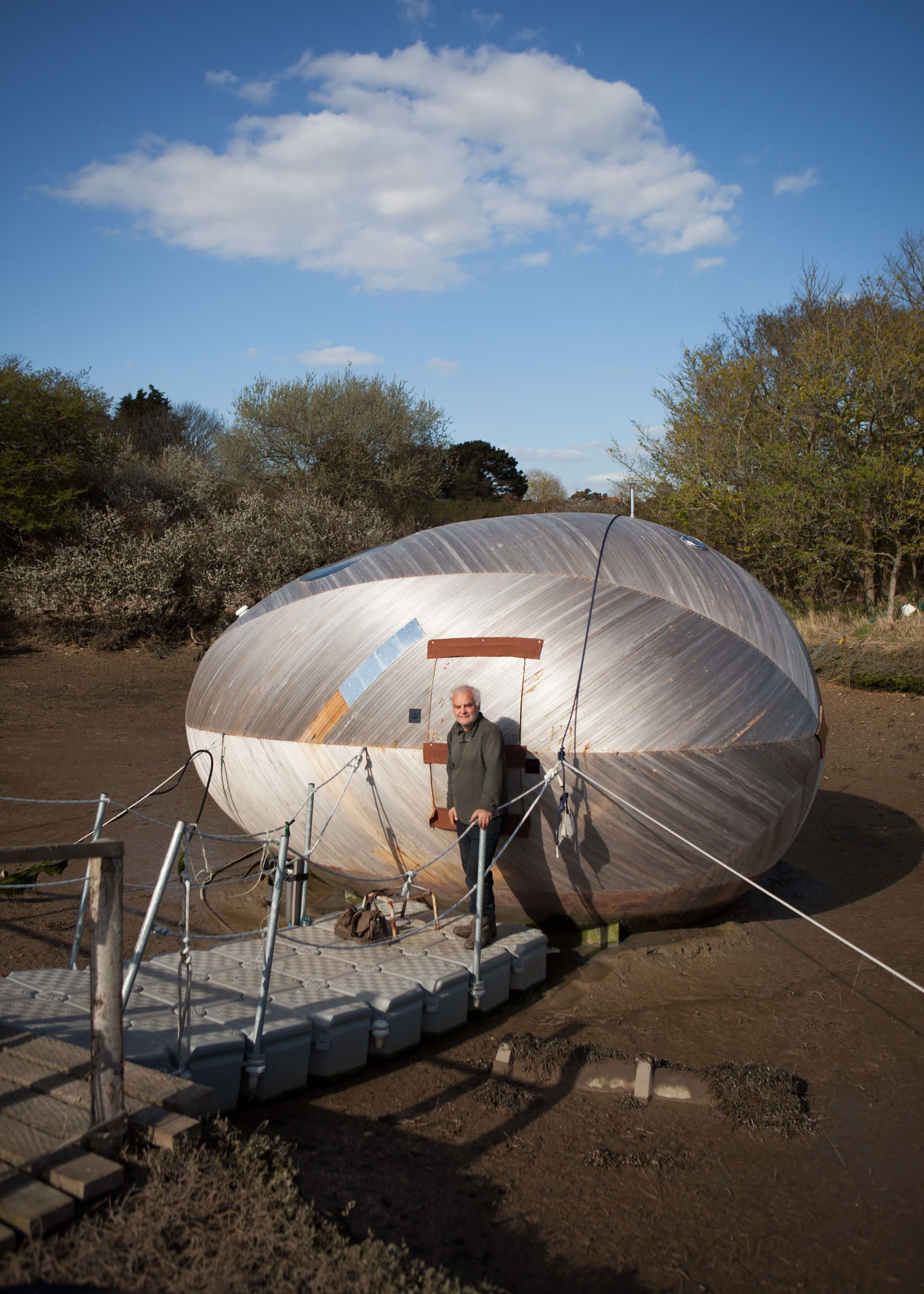 House Tour: A Giant Wooden Egg-Shaped Home in the UK | Apartment Therapy