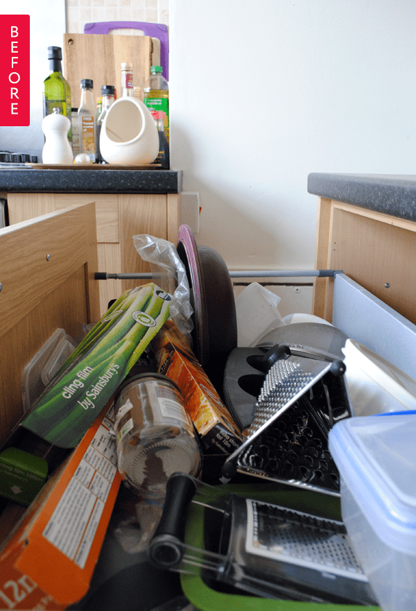 Before & After: Organizing the Kitchen “Sad Drawer” | Apartment Therapy