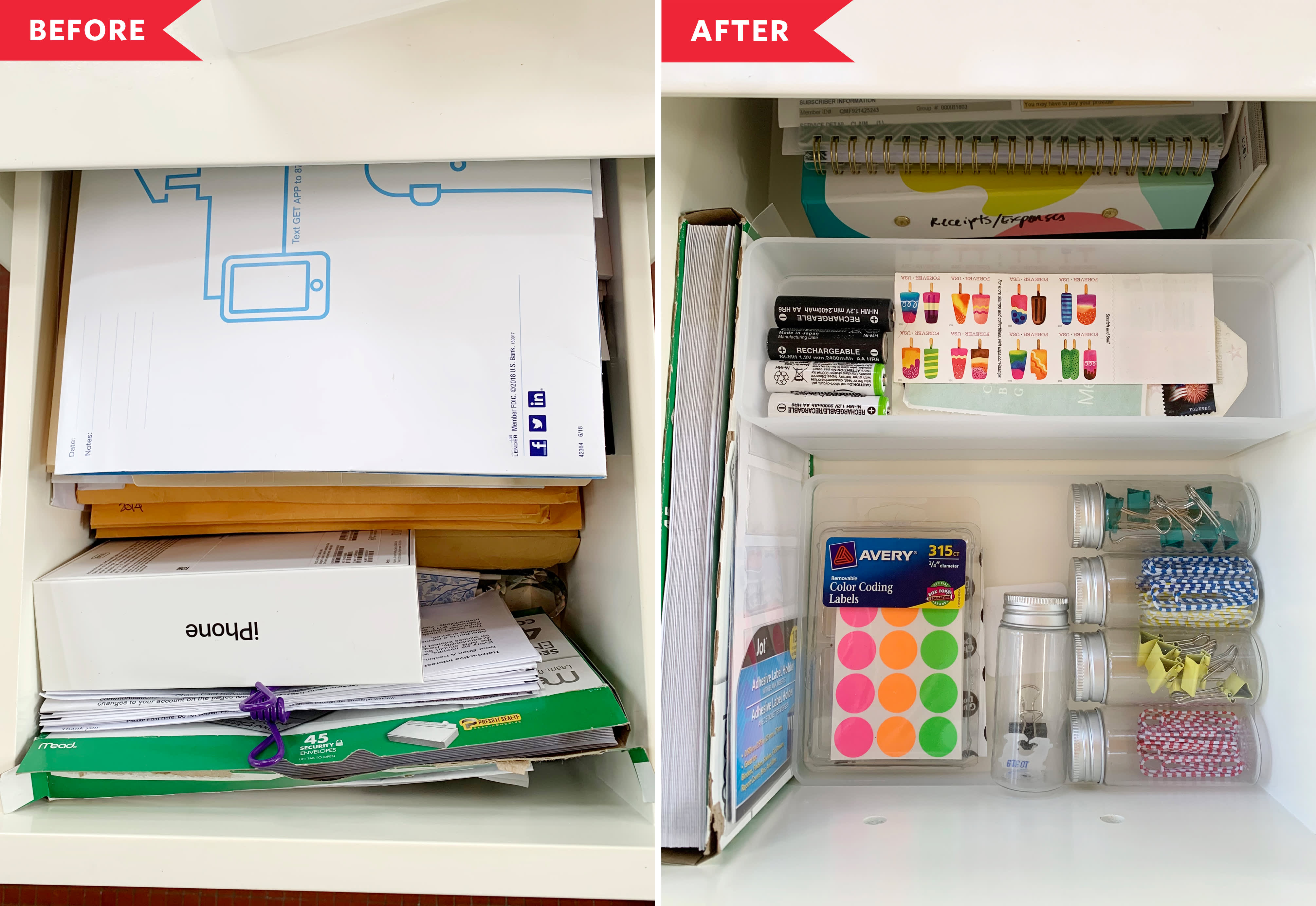 Organizing Before And After