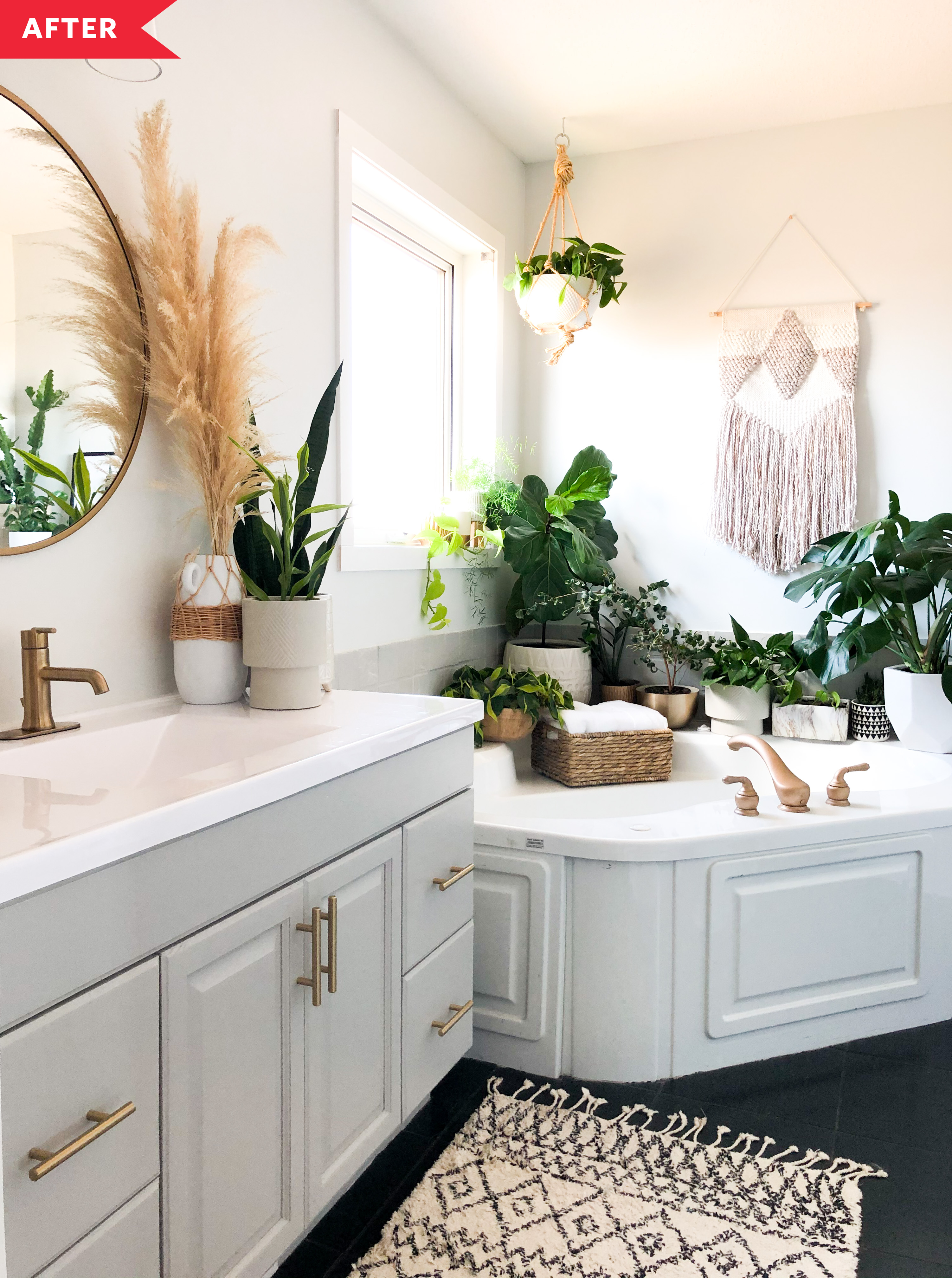 boho bathroom vanity