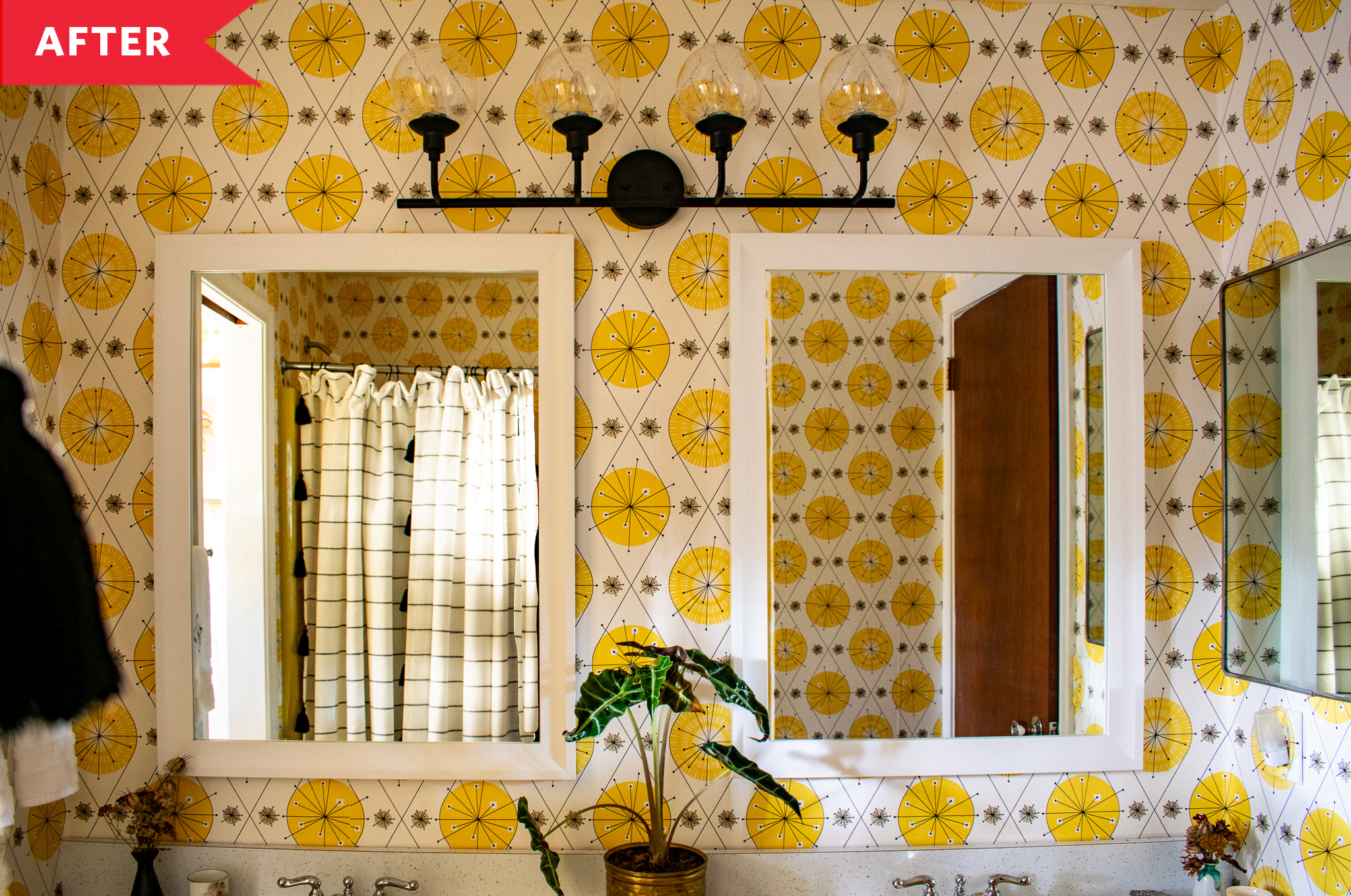 yellow tile wallpaper