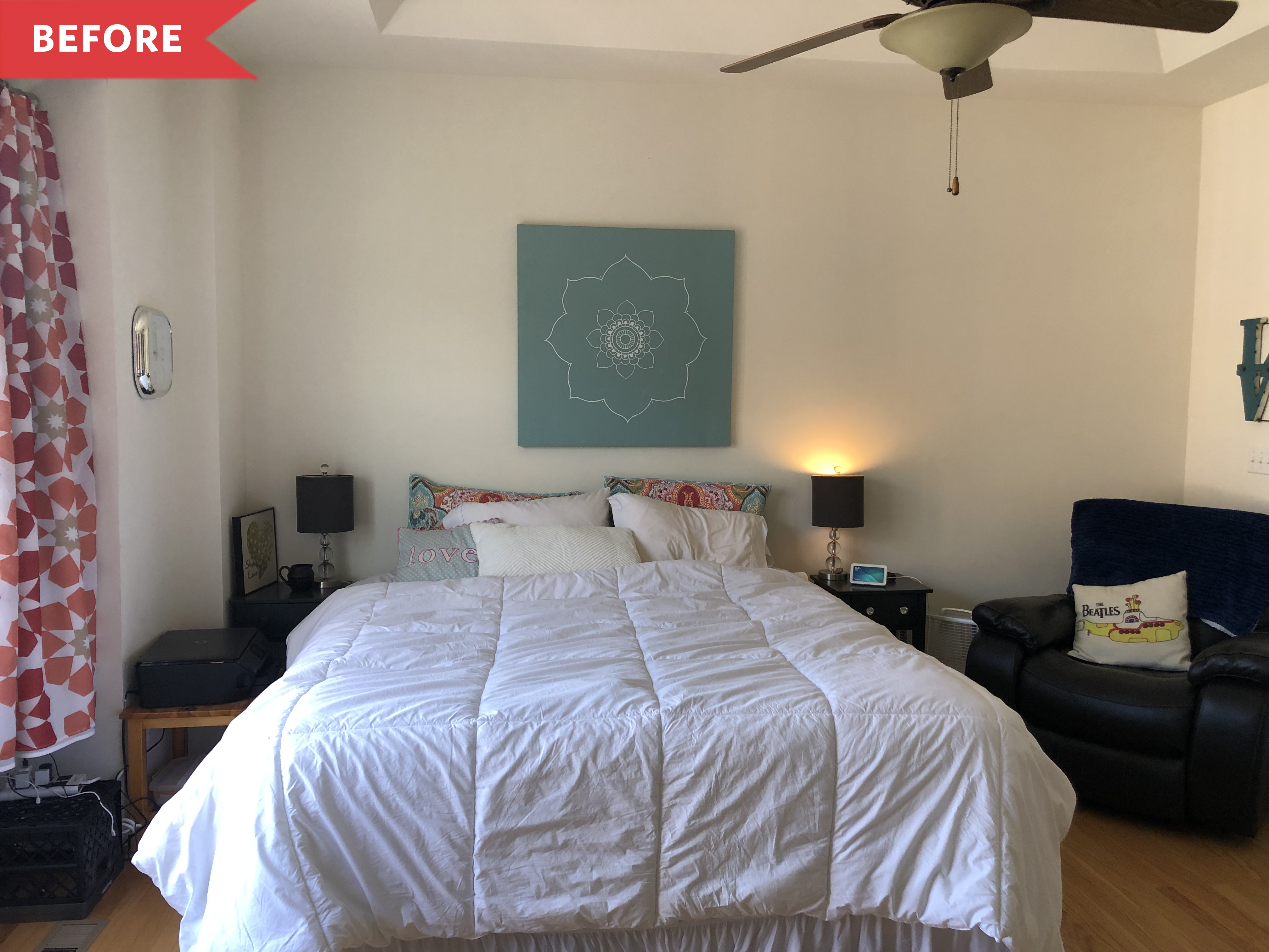 Boring Bedroom Before And After