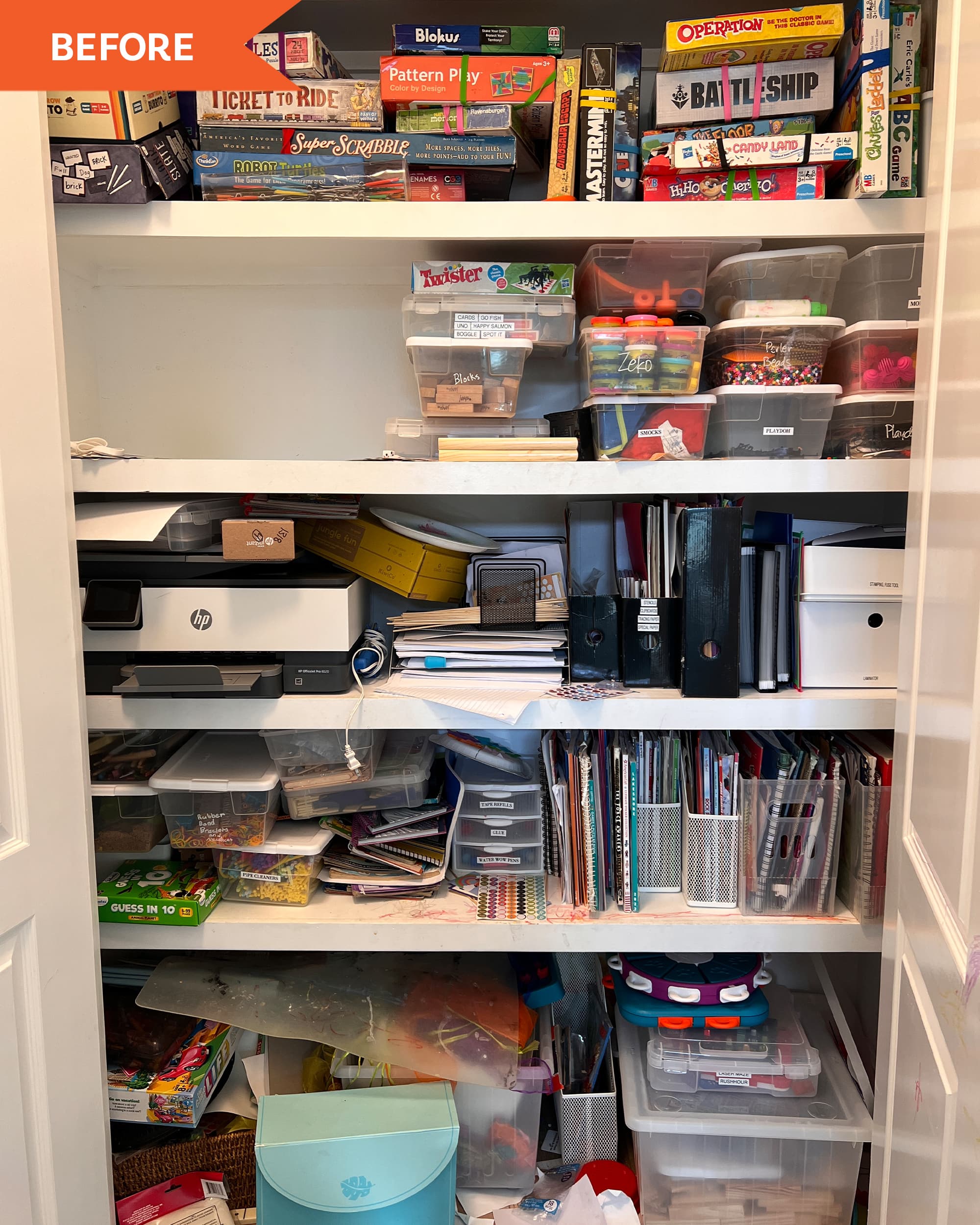 Organizing Storage And Before After | Apartment Therapy