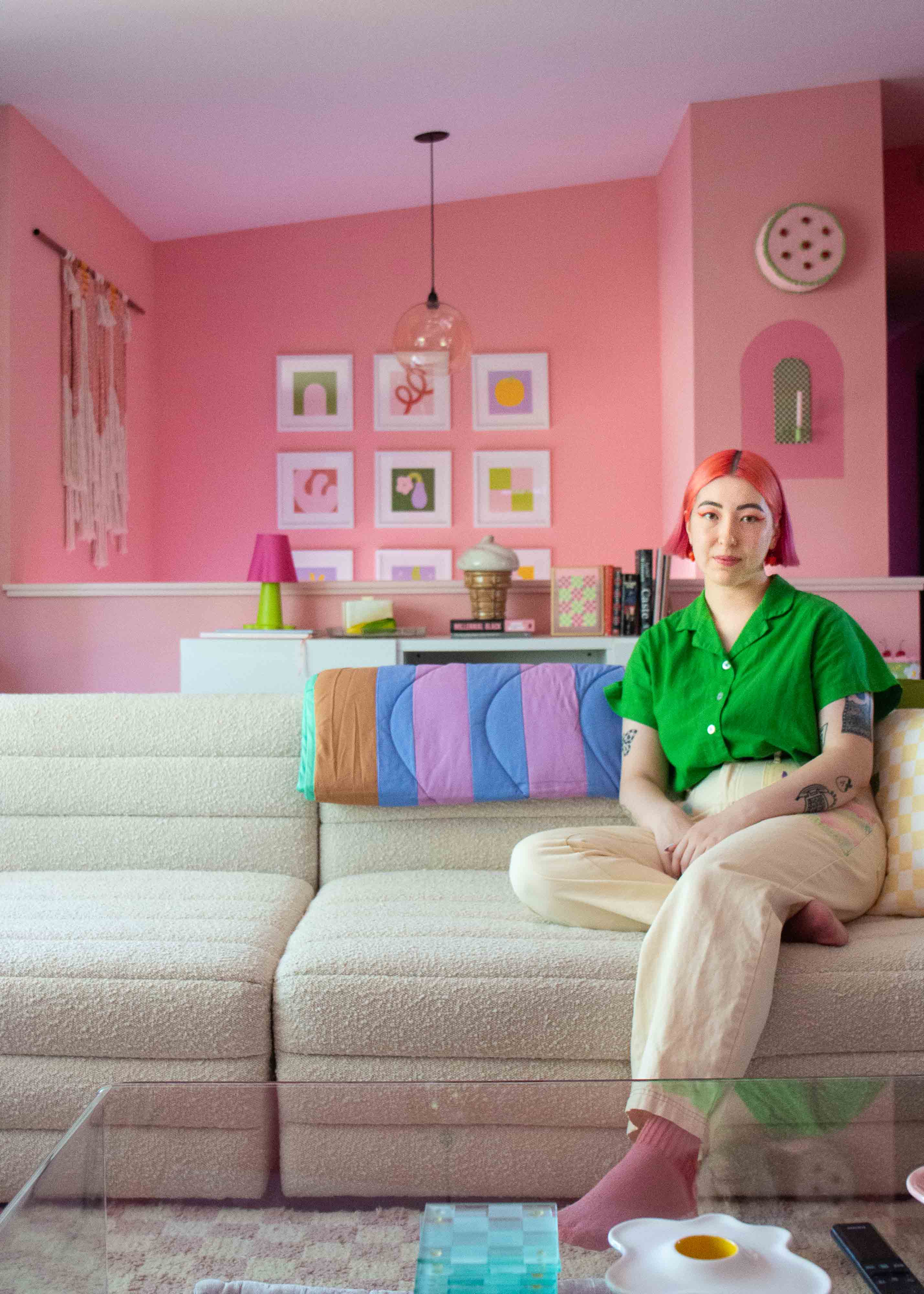 Courtney Ahn Design Pastel Maximalist Portland House | Apartment Therapy