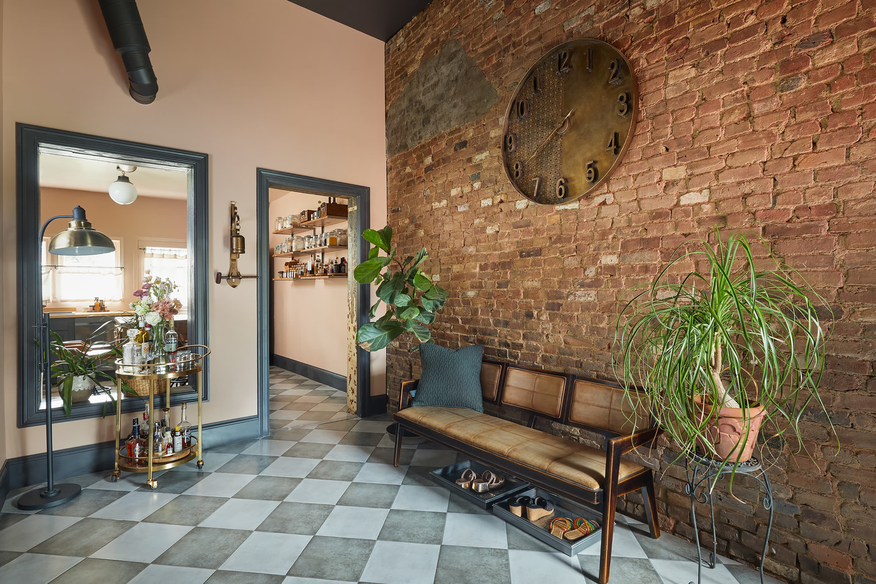 Entryway Brick Interior Designs 15 Stunning Small Entryway Ideas