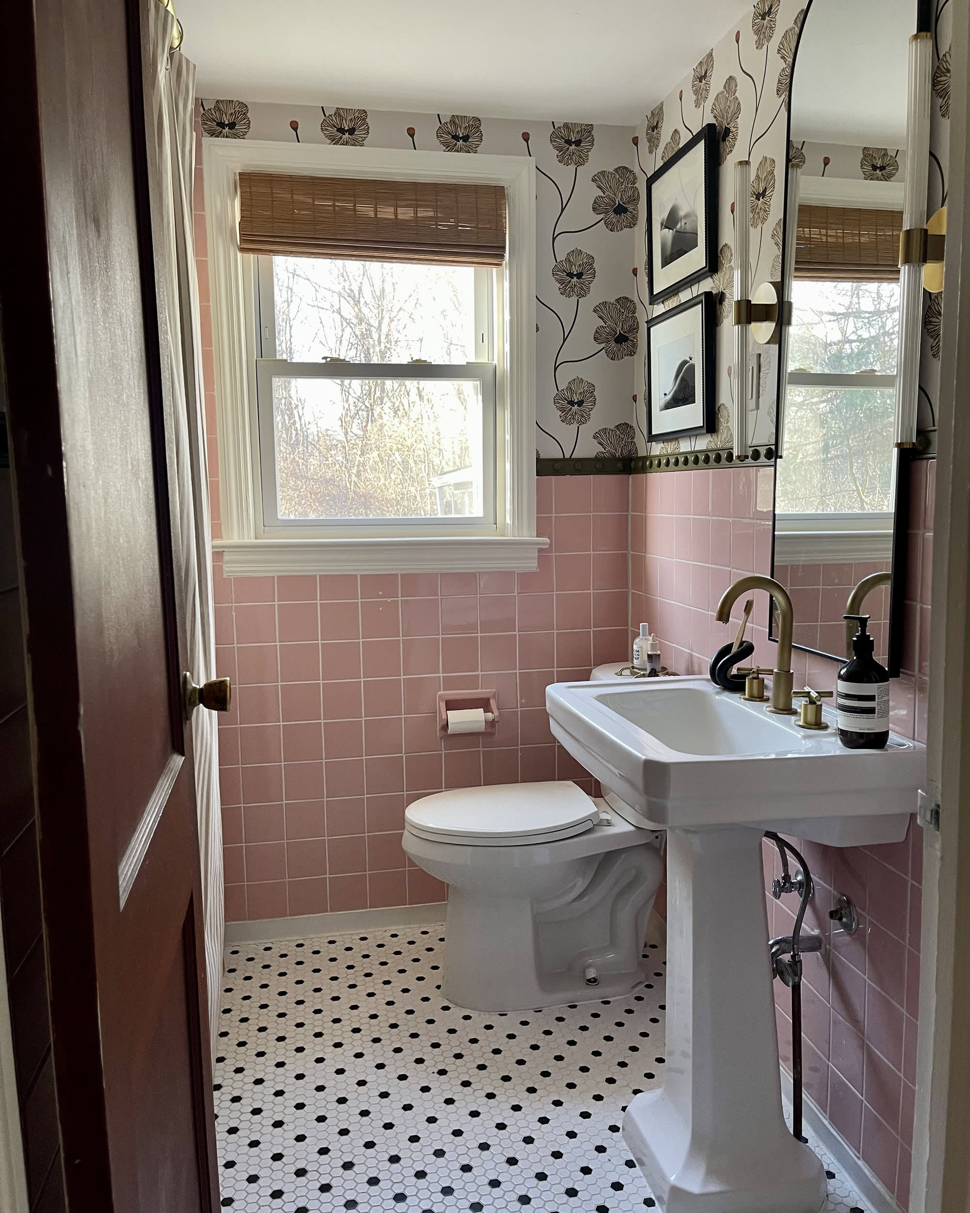 Pink And Black Bathrooms Pink Bathroom Wall Panels Multipanel