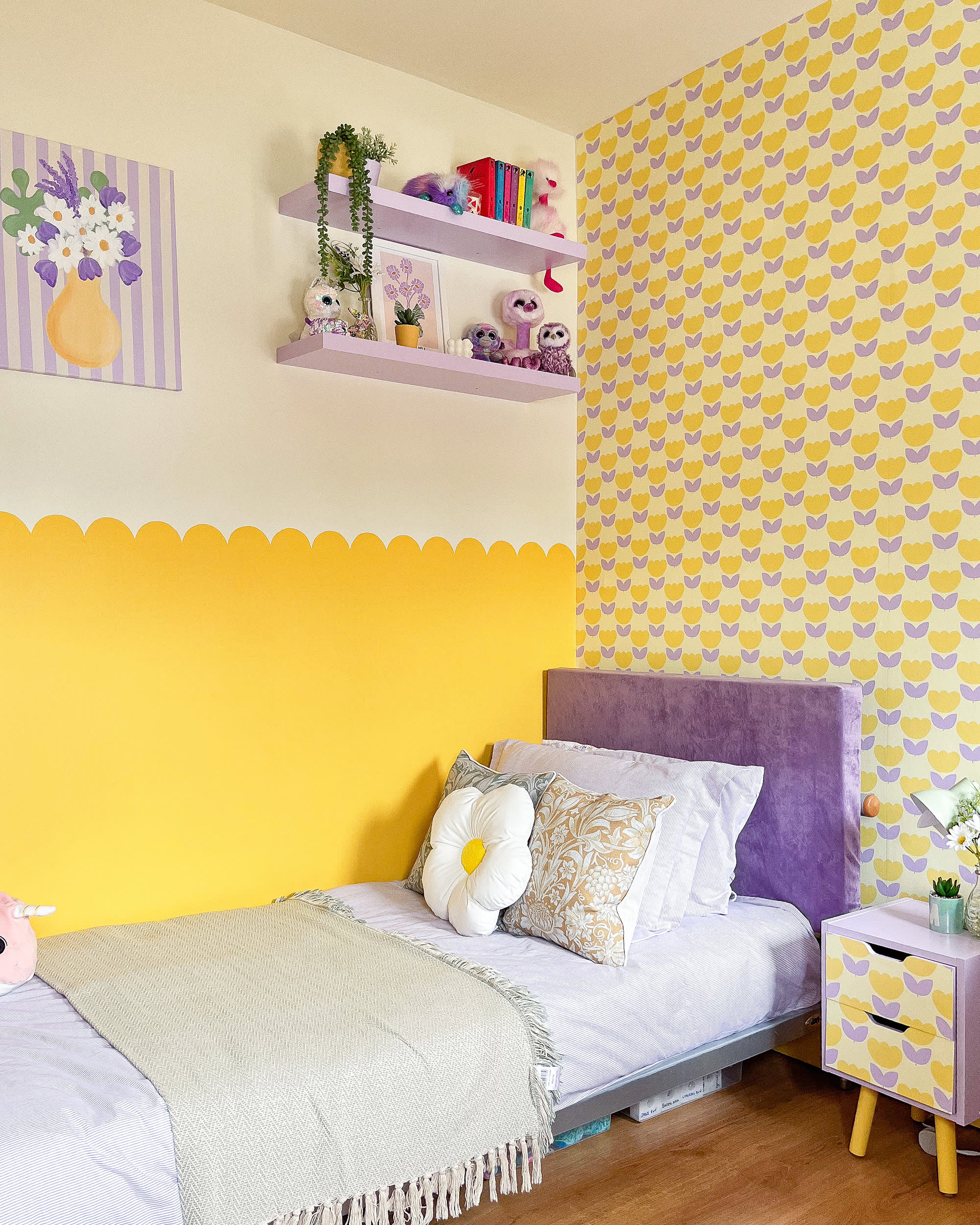 Purple And Yellow Walls