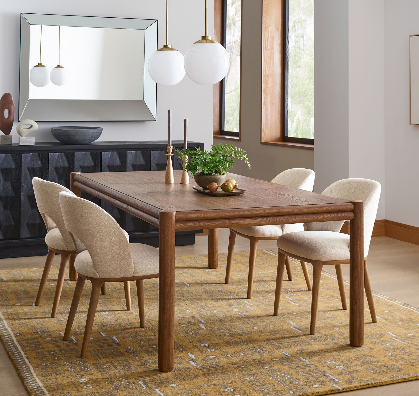 Round Expandable Dining Room Table Midcentury Expandable Dining