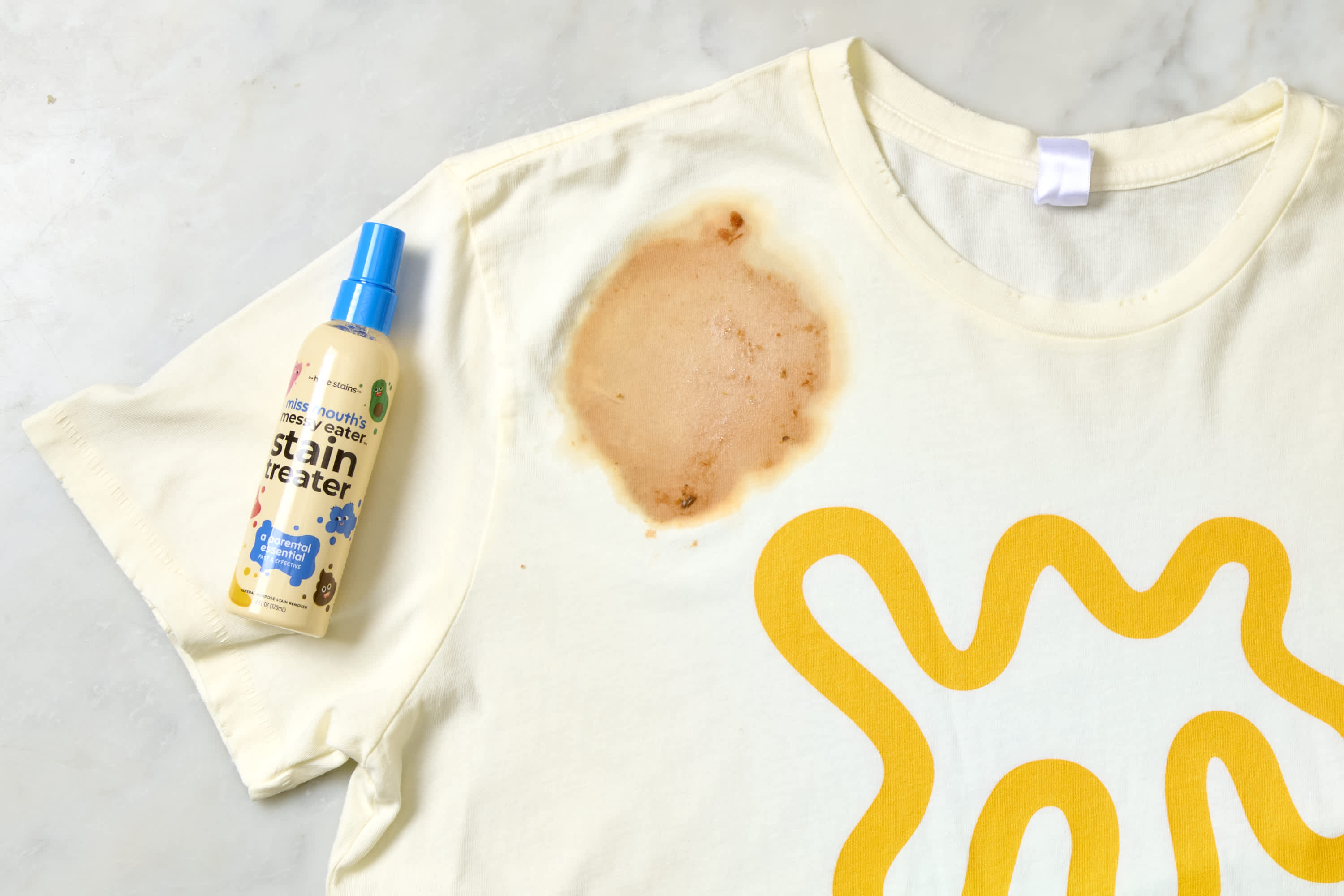How to get tomato sauce out of clothes store