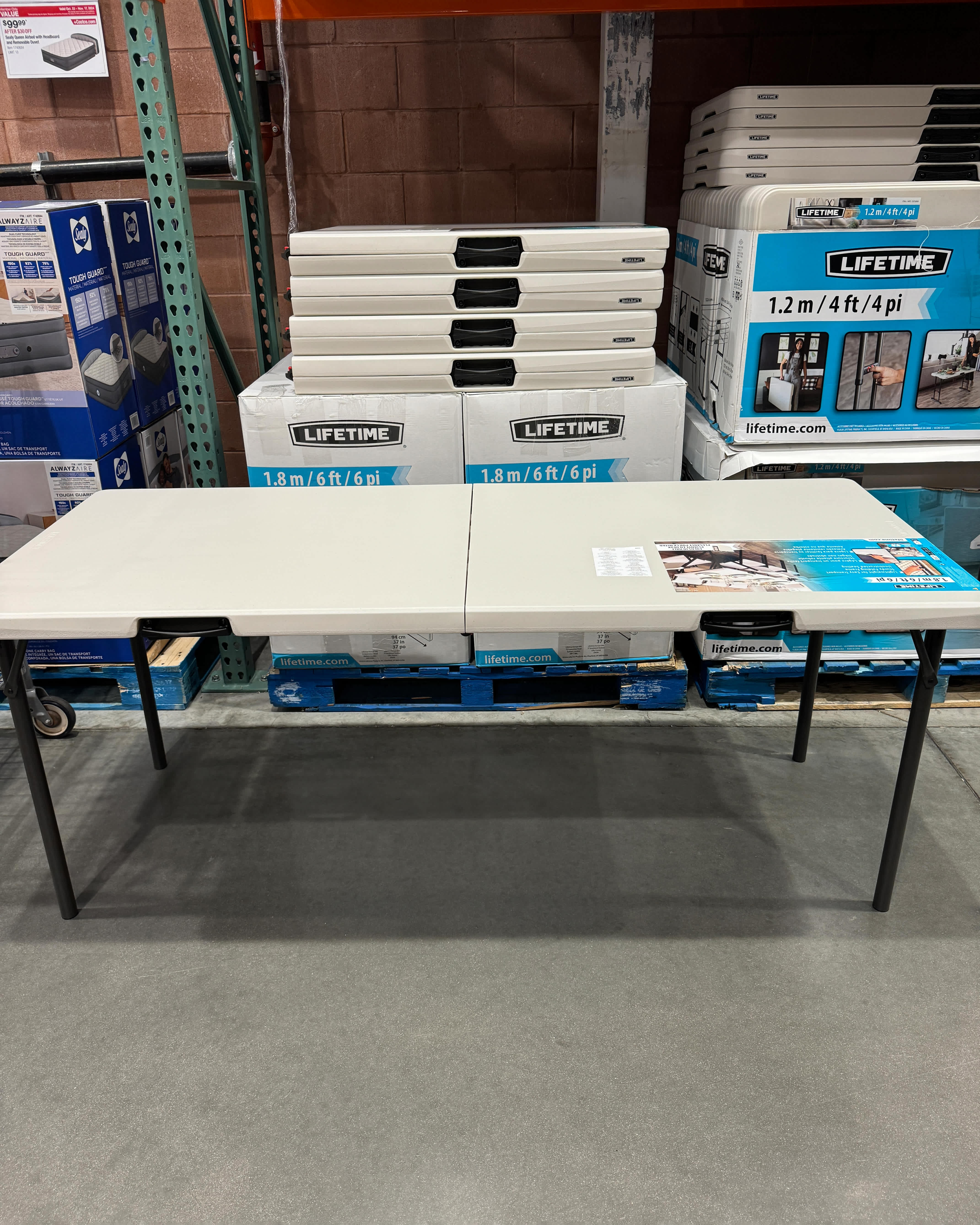 Costco folding table small store