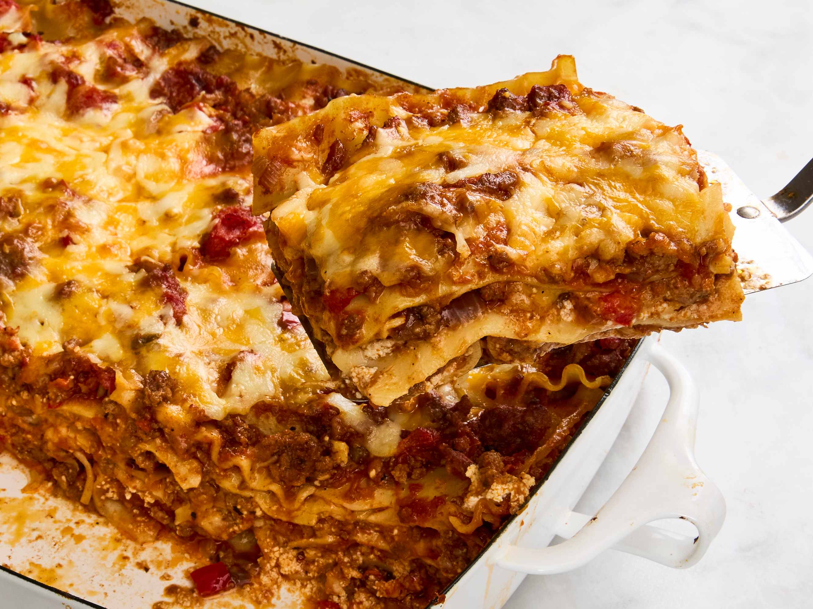 Favorite Twolayer Lasagna Recipe With Ground Beef Kelley Nan